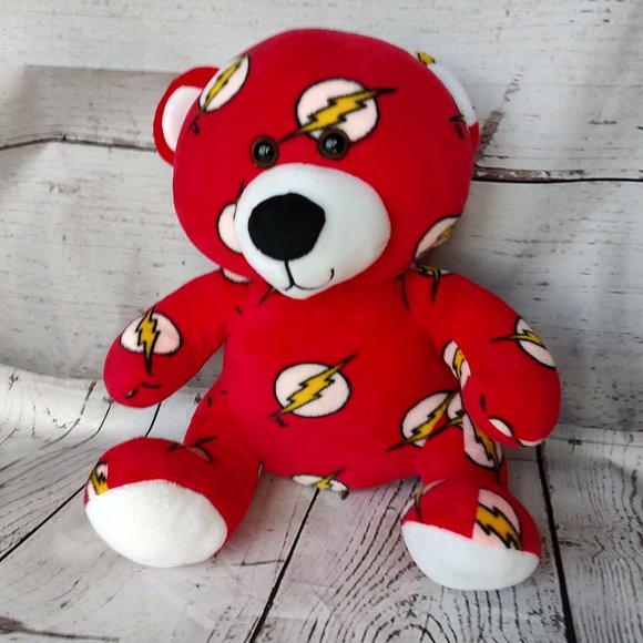 Toys | The Flash Teddy Bear Plush Stuffed Animal Toy 11 Six Flagsdc ...
